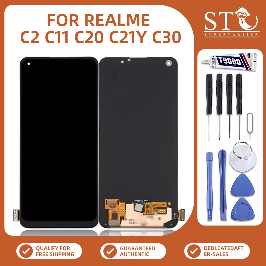 LCD for Realme C2 C11 C20 C21Y C30 C35 Real 3PRO 6 7 8 9 PRO 10 8I X3 ...