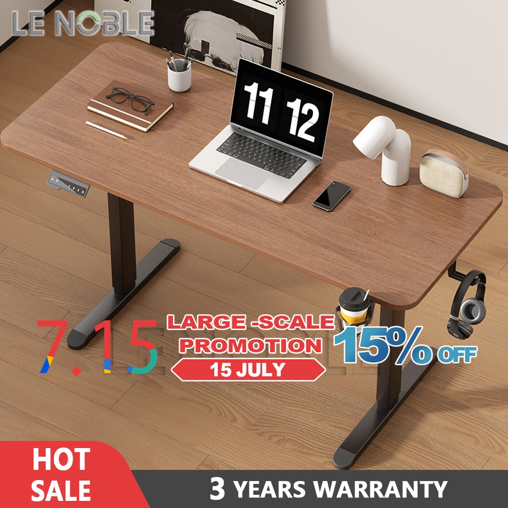 LENOBLE 160CM Height Adjustable Ergonomic Desk Automatic lifting table ...