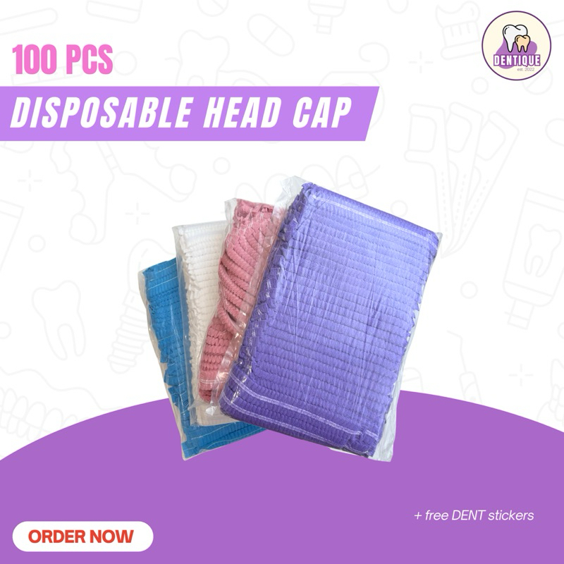 DISPOSABLE HEAD CAP (100 pcs) | Shopee Philippines