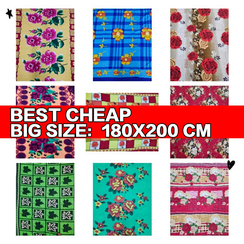 BLANKET Double/kumot/habol Pranela 100%cotton | Shopee Philippines