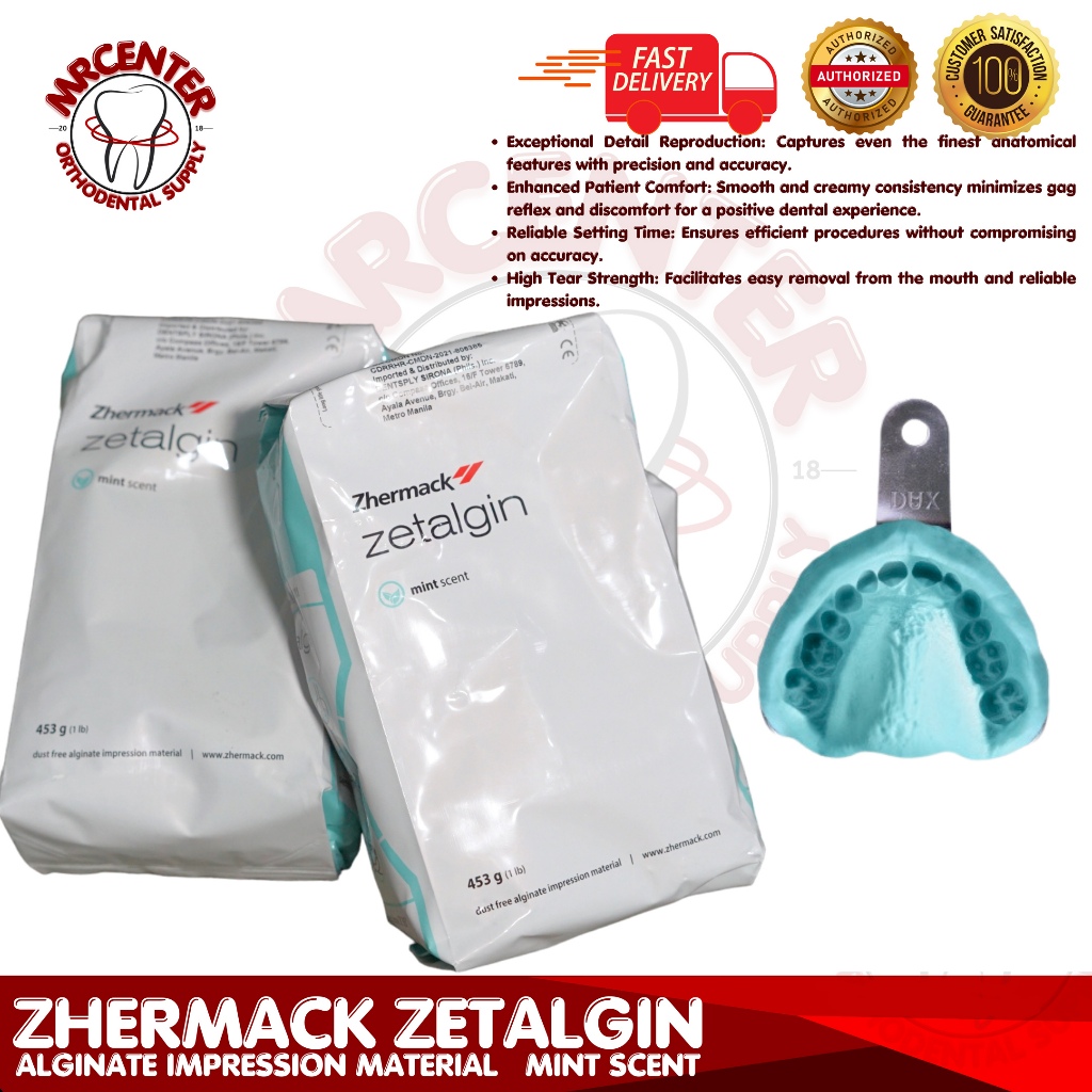 Fresh Precision: Zhermack Zetalgin Mint Scent Dental Alginate ...