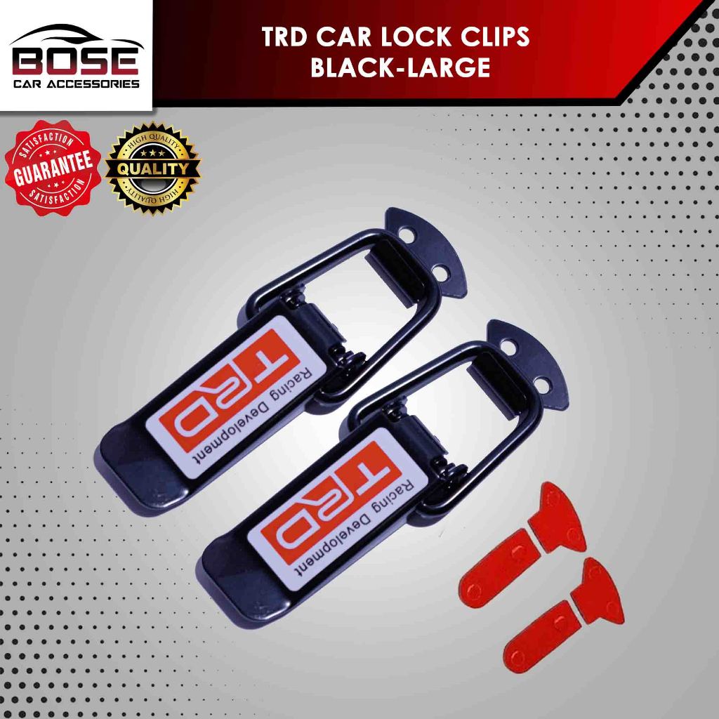 Universal Car Bumper Locker Clips 2 PCS / Large / Small / Carbon Fiber ...