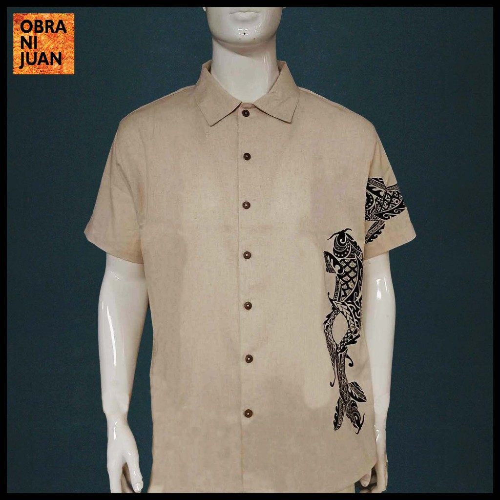 Obra ni Juan Authentic Casual with print - Natural (#2049) | Shopee ...