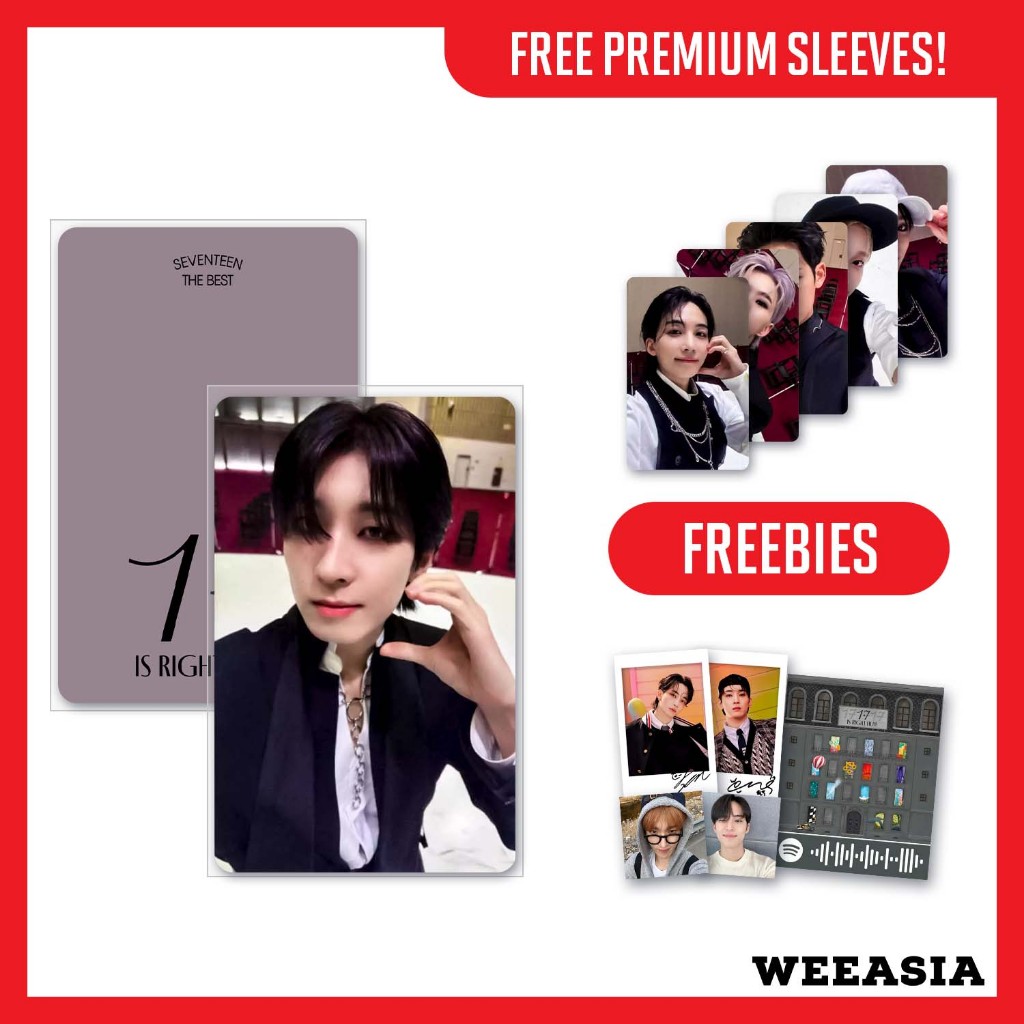 SEVENTEEN 17 IS RIGHT HERE SOUNDWAVE LUCKY DRAW LOMO CARDS PHOTOCARDS with FREEBIES | WEEASIA ...