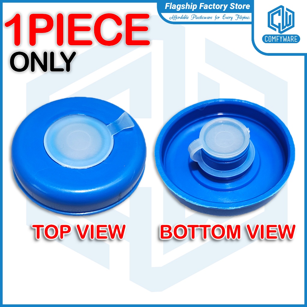 1PC (Double Lid) High Quality Non-Spill Cap T Back Cap 5 Gallon Mineral ...