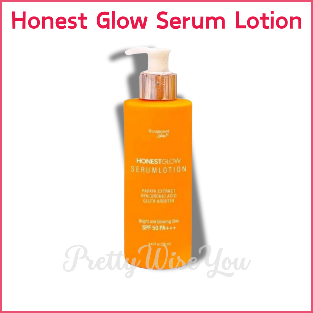 HonestGlow Serum Lotion Bright & Glowing Skin SPF 50 PA+++ 250ml Honest ...