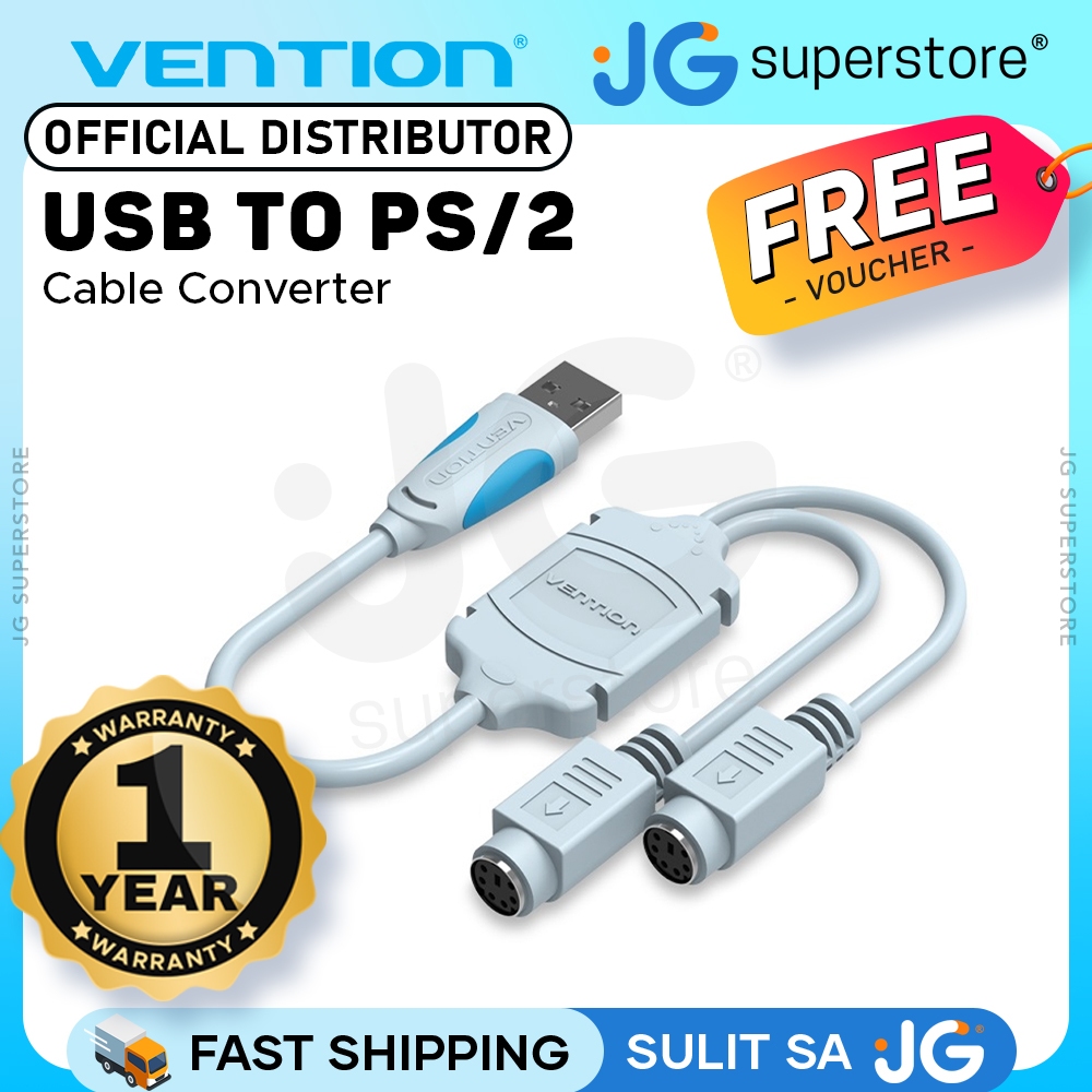Vention USB Male to Female PS/2 Converter Adapter for Computer Keyboard ...