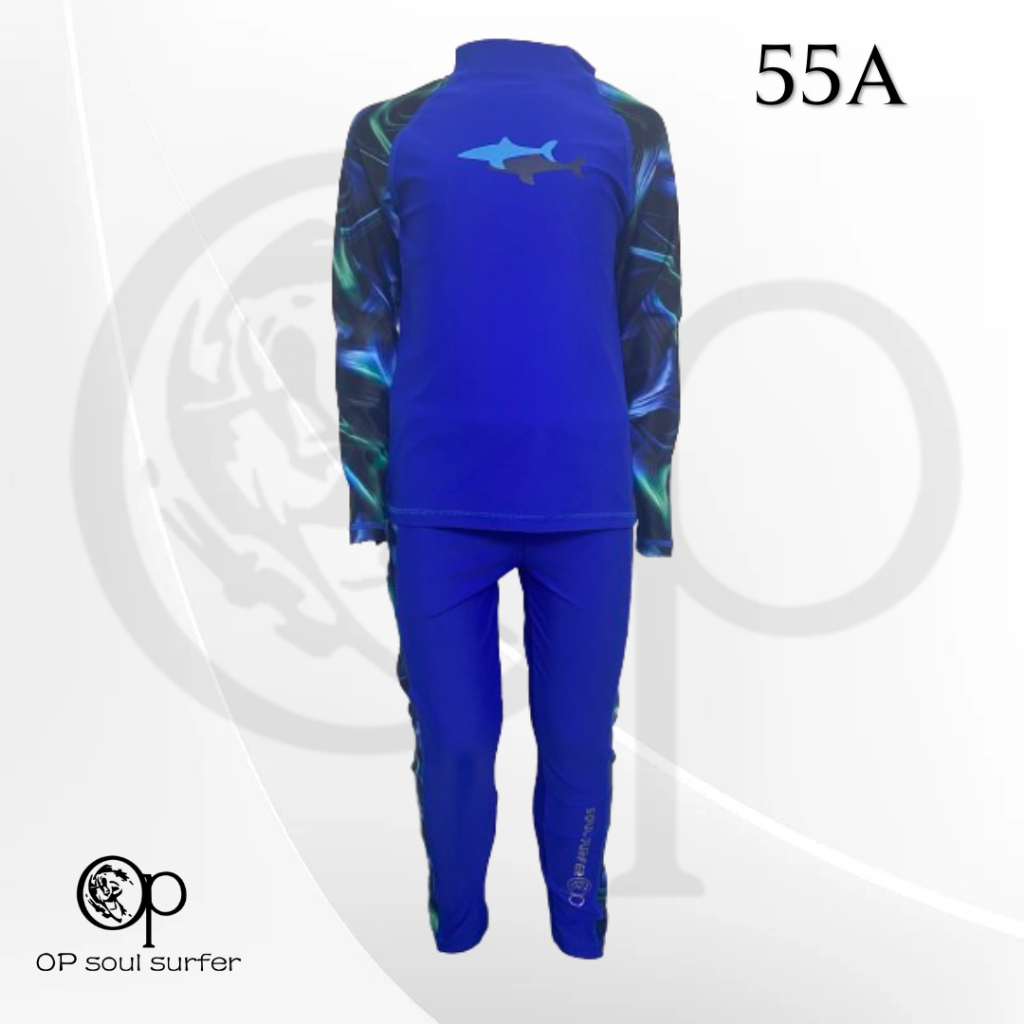 55A - Opswimwear Long sleeve for boys rash guard leggings bottom w ...