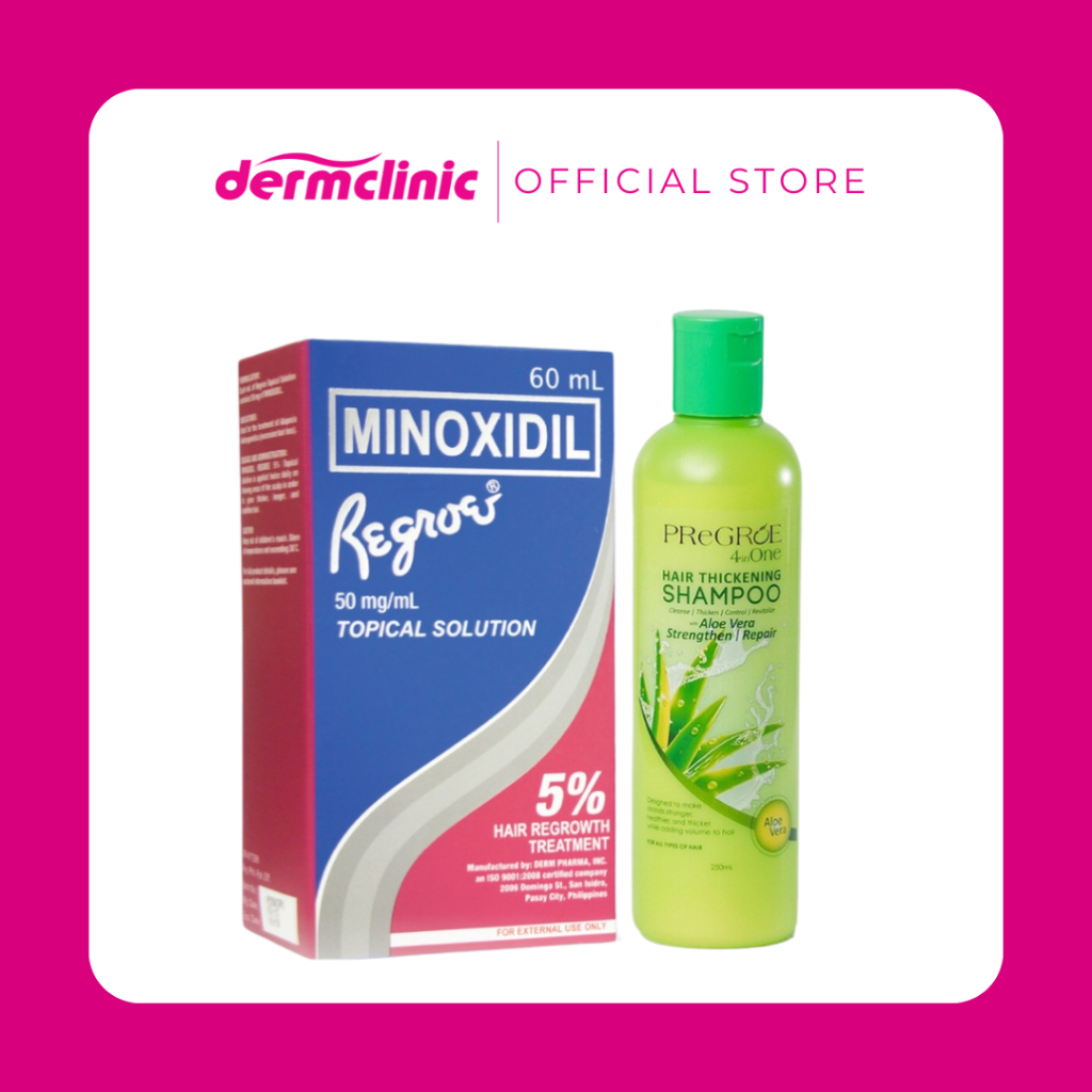Minoxidil Regroe 60ml And Pregroe Shampoo Shopee Philippines