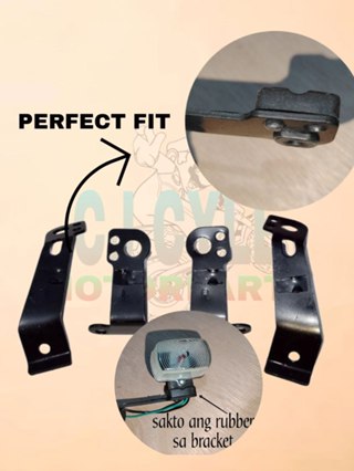 PREMIUM TMX SIGNAL/FLASHER LIGHT BRACKET SET WITH RUBBER | Shopee ...