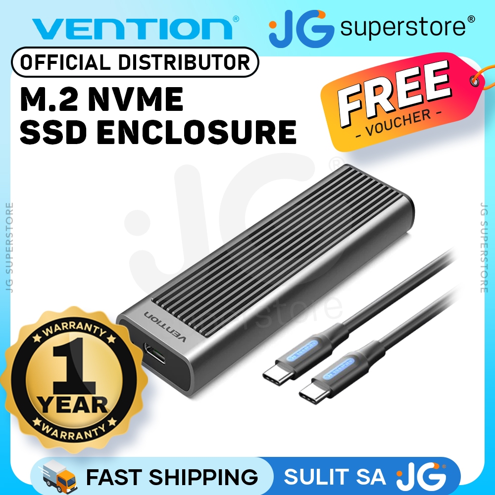 Vention M.2 NVMe SSD Enclosure to USB 3.1 Gen 2 Type C 10Gbps with Heat ...
