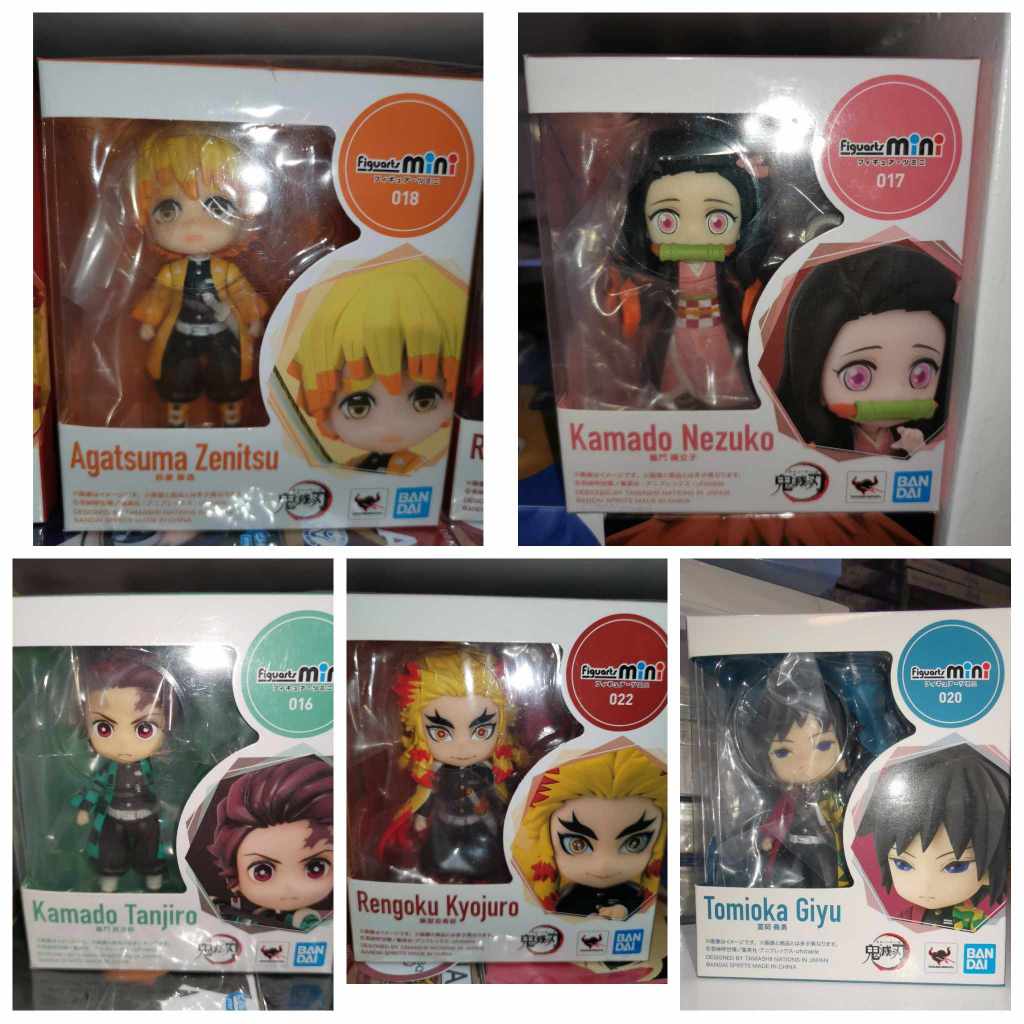 Demon Slayer Kimetsu no Yaiba Figuarts mini Nezuko Zenitsu Agatsuma ...