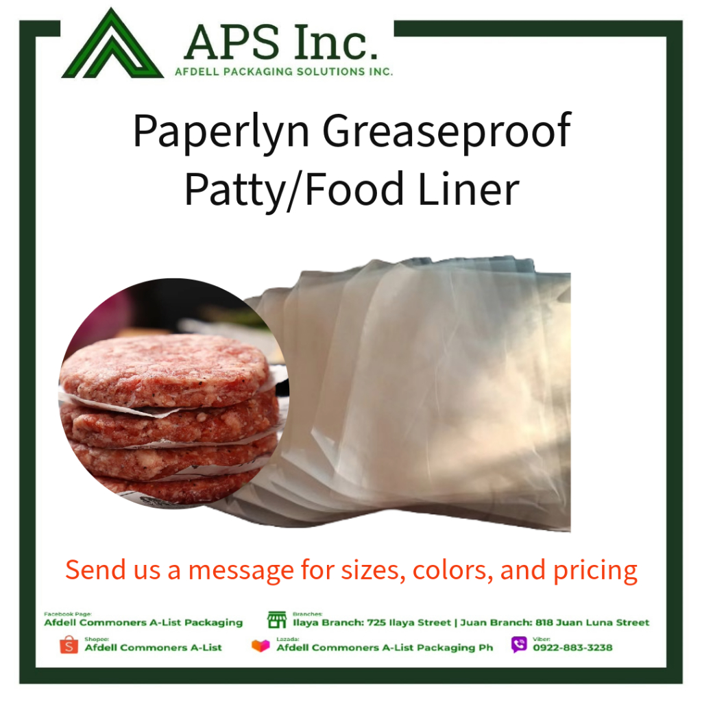 1000pcs Paperlyn Plastic Burger Patty Separator Food Pizza Liner ...