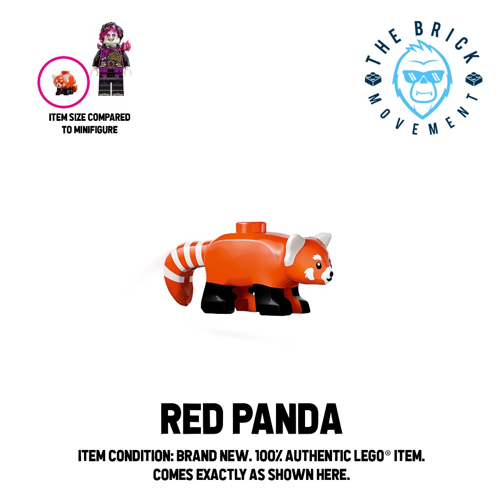 LEGO® ACCESSORIES - ANIMAL - Red Panda | Shopee Philippines