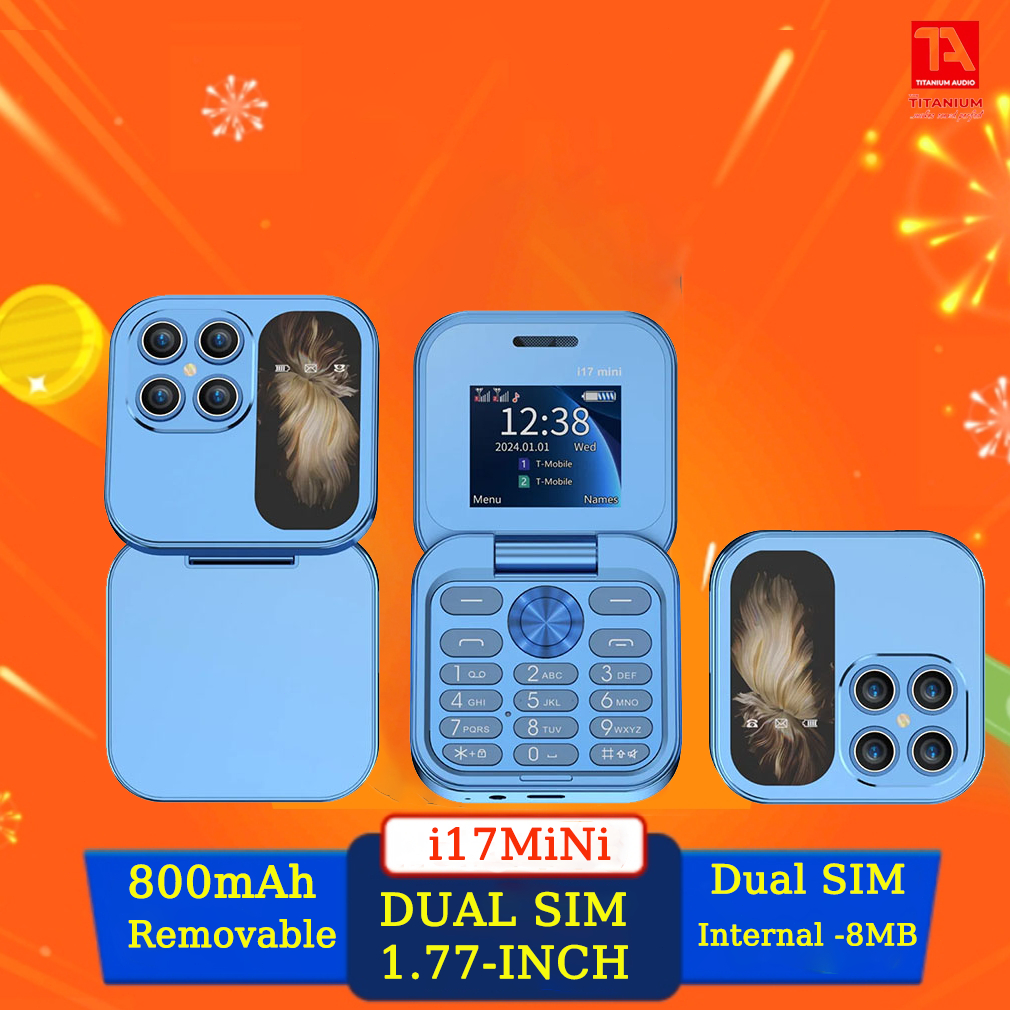 Yookie i17 mini phone flip phone with a keypad and flashlight dual SIM ...