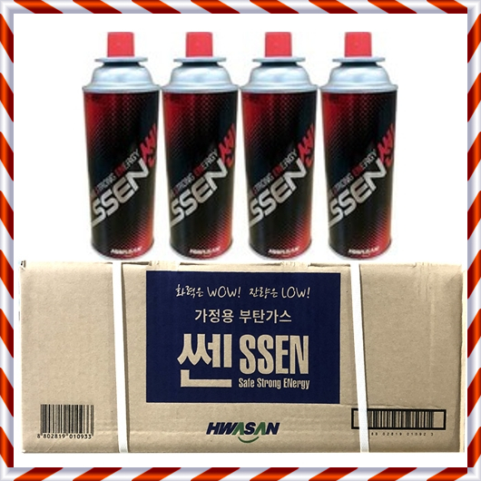 HWASSAN SSEN BUTANE GAS 220G 1 BOX (28PCS) HONEY MART | Shopee Philippines