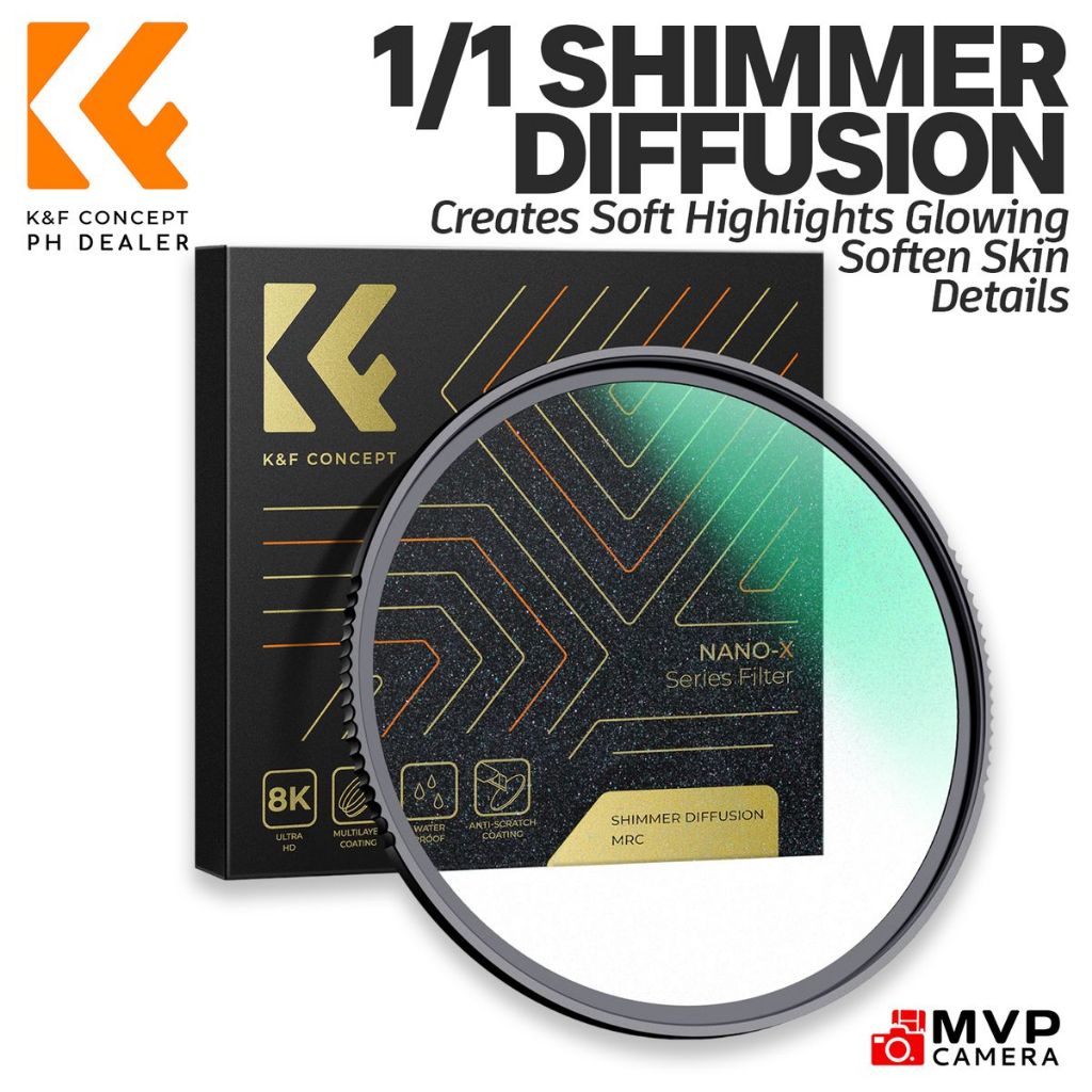 K&F KF CONCEPT Shimmer Diffusion Lens Filter Nano-X Glimmer Glass ...