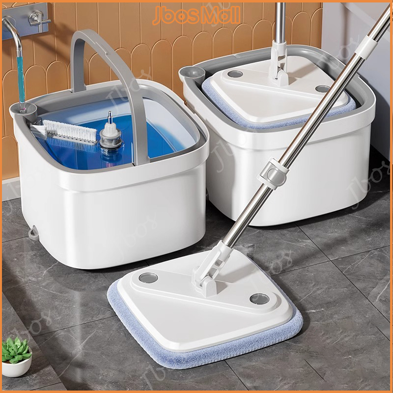 Jbos Self Wash Spin Mop with Bucket Clean&Dirty Water Separation 360 ...