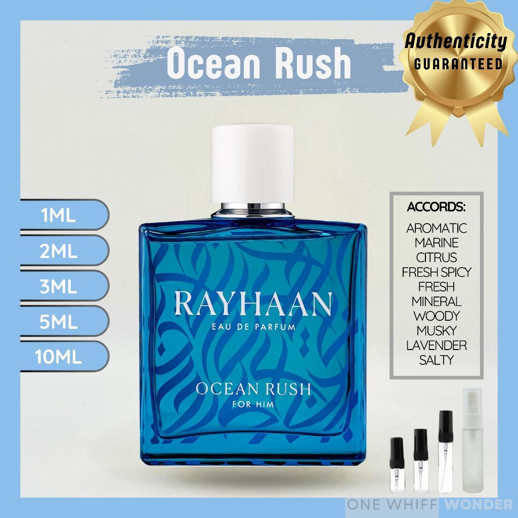Rayhaan Ocean Rush (1mL, 2mL, 3mL, 5mL or 10mL) ONE WHIFF WONDER ...