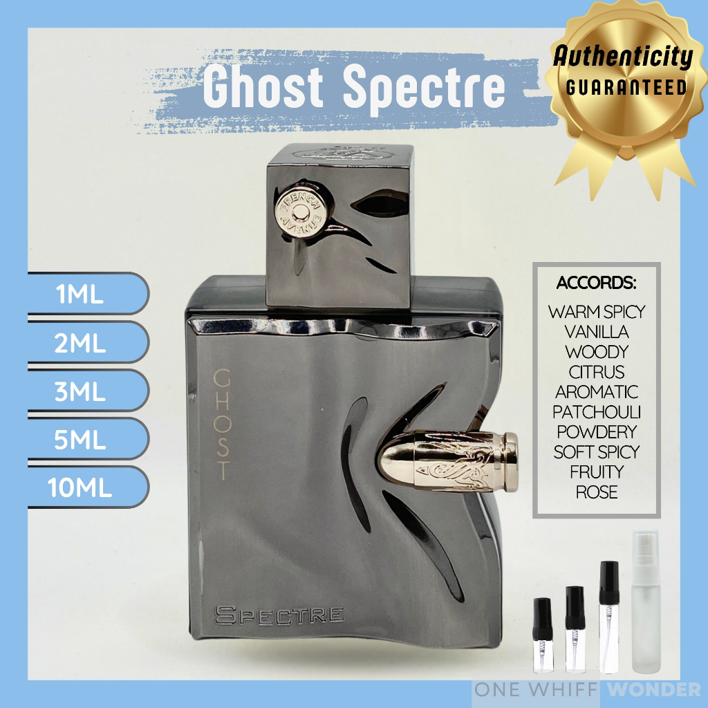 Ghost Spectre (Nishane Ani alternative) (1mL, 2mL, 3mL, 5mL, 10mL PERFUME DECANT) | Shopee ...