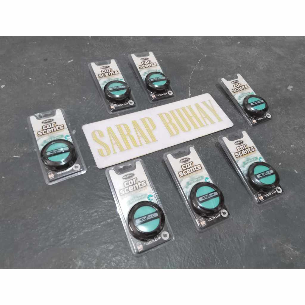 sky breeze air freshener car scent by shark | Shopee Philippines