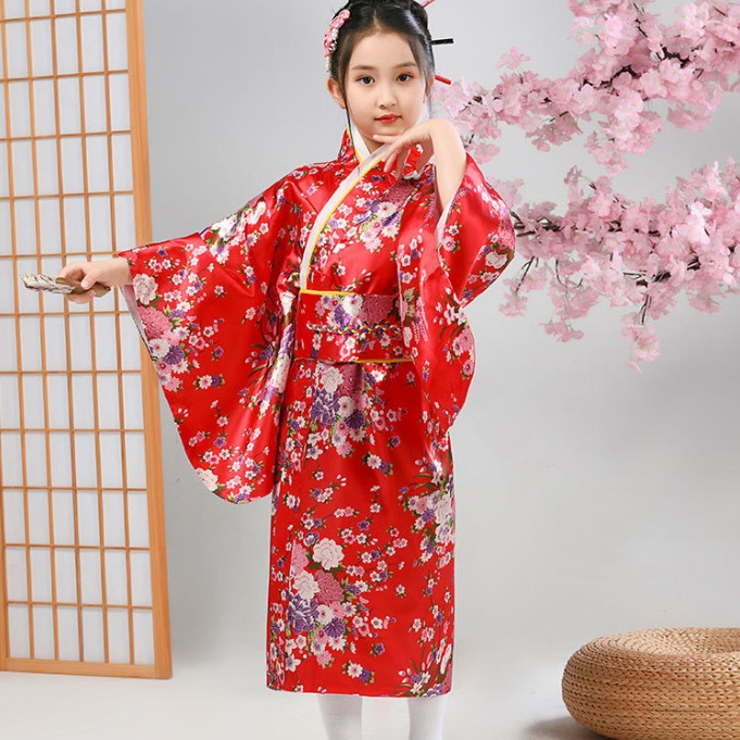 [XCV]United Nations Japanese Traditional Dress Kimono Robe Halloween ...