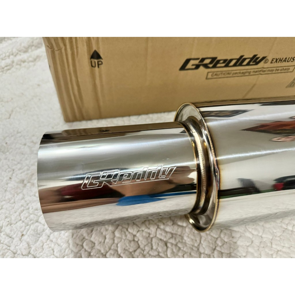 GReddy Free Flow Muffler 2.5" inlet & 5" outlet Large Can | Shopee ...