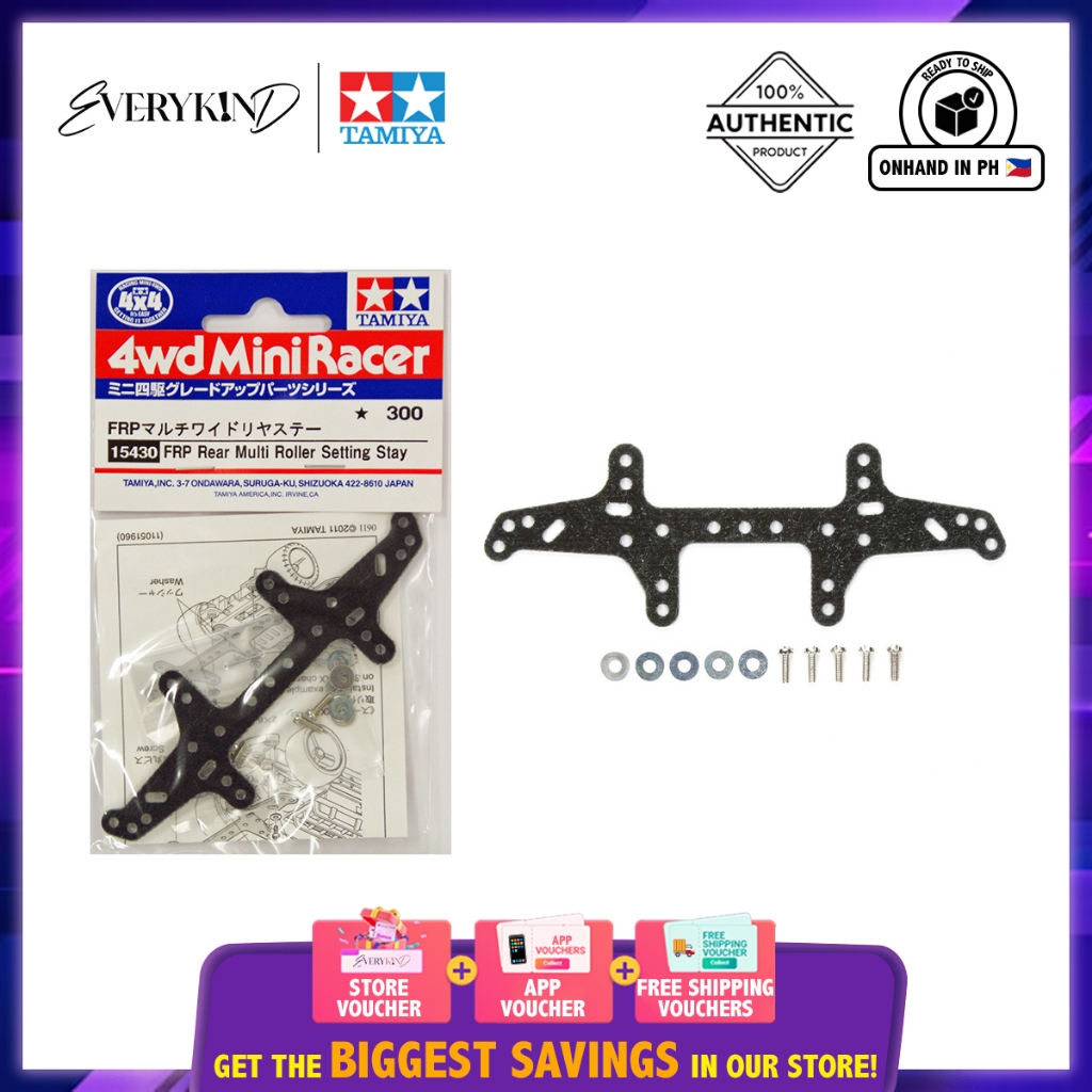 Tamiya Mini 4WD Model Racing FRP Rear Multi Roller Setting Stay 15430 ...