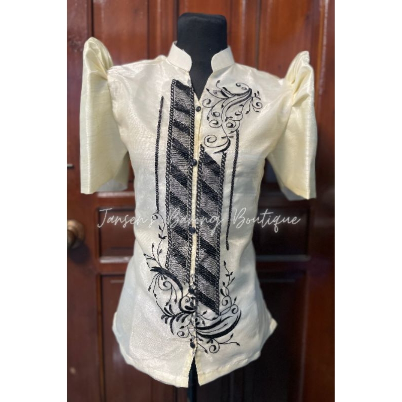 Modern Filipiniana Ladies Barong | Shopee Philippines