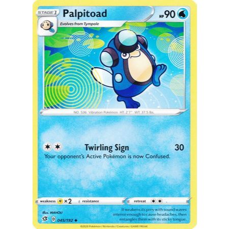 Pokemon TCG - PALPITOAD 045/192 Uncommon - Rebel Clash | Shopee Philippines