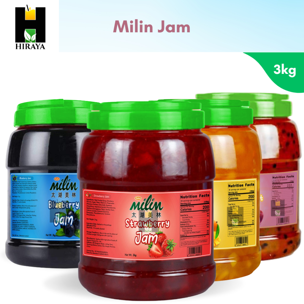 MILIN Jam 3 KG Milin fruit / Strawberry/ Mango/ Passion Fruit ...