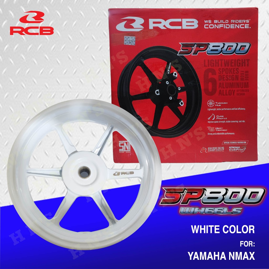 RACING BOY RCB SP800 Mags White for Yamaha NMAX V2 | Shopee Philippines