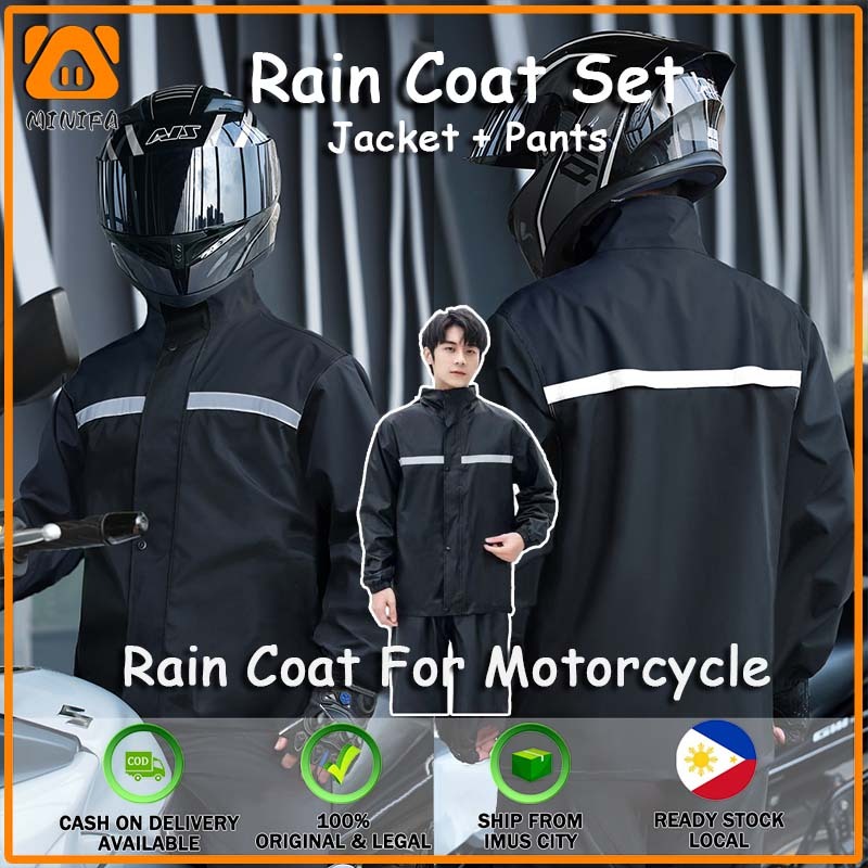 MINIFA Rain Coat For Motorcycle Waterproof Motor Bicycle Outdoor ...