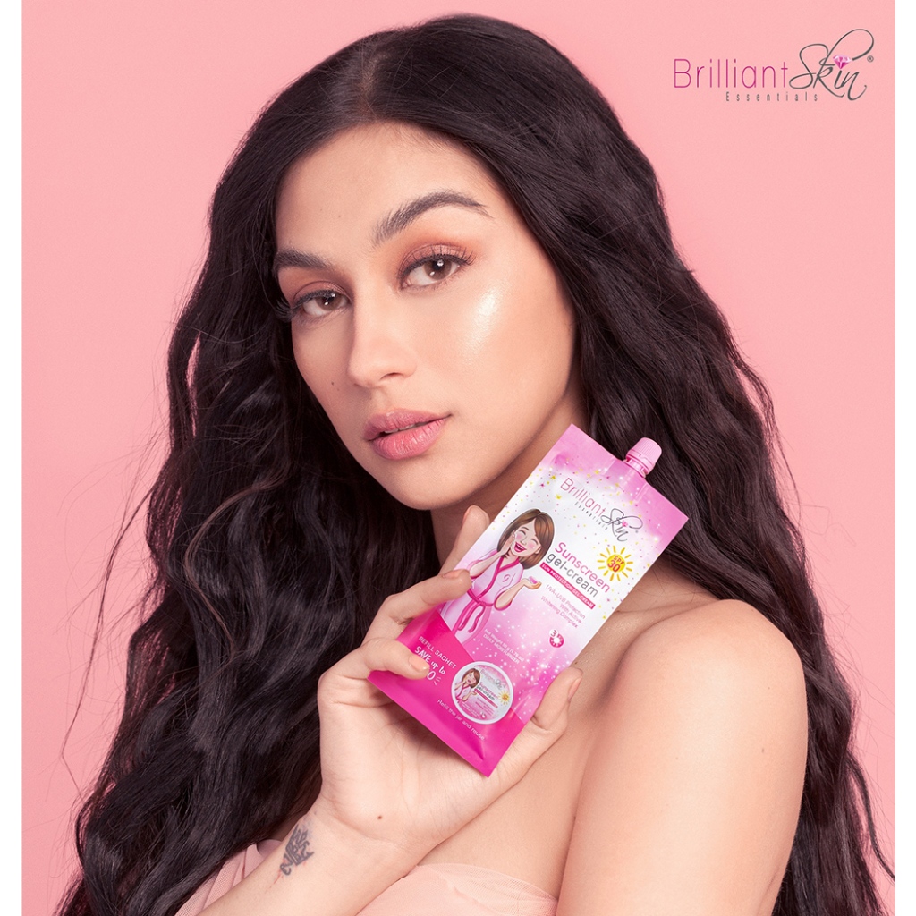 MNF ORIGINAL BRILLIANT SUNSCREEN SUNBLOCK CREAM GEL CLASSIC LIGHT PINK, PERFECT FORMULA 50G ...