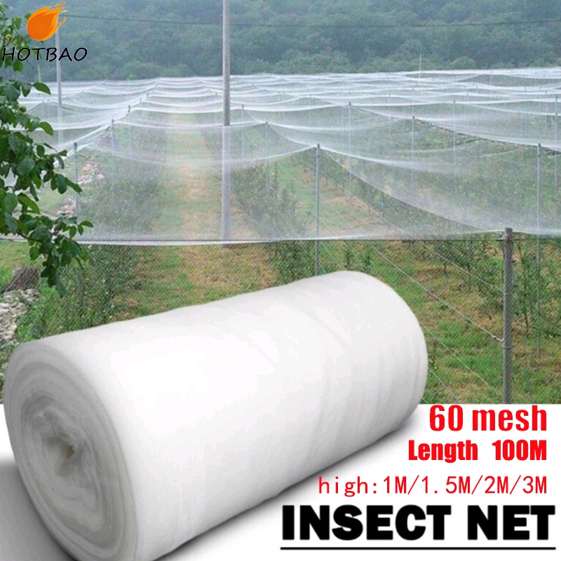 Thicken Garden net Insect net for greenhouse White Mosquito Net ...