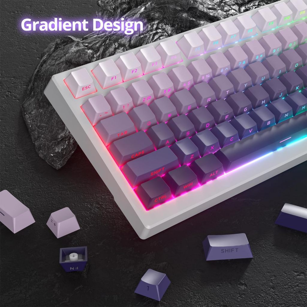 🇵🇭 Side Print Keycap 133Keys Double Shot PBT Cherry Profile Gradient ...