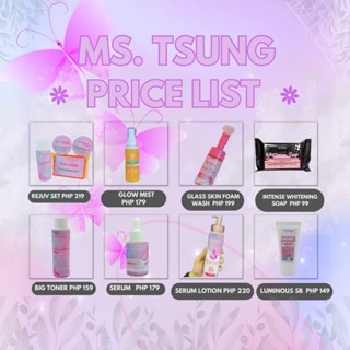 Ms. Tsung Essentials | Rejuvenating Set | Glass Skin Foam Wash Serum Toner | Soap Lotion | Affi ...