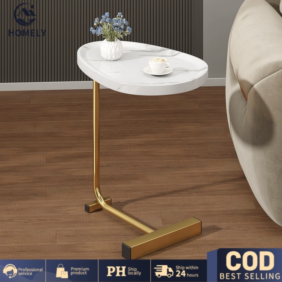 Nordic Side table Simple Coffee Table Corner Table Fashion Sofa Side Table Mini Oval Bedside ...