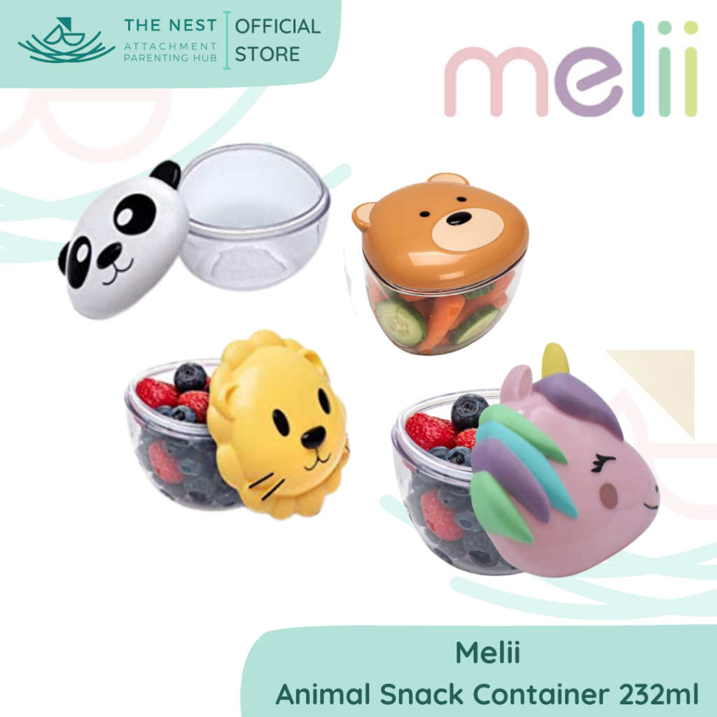 Melii Animal Snack Container 232ml | Shopee Philippines