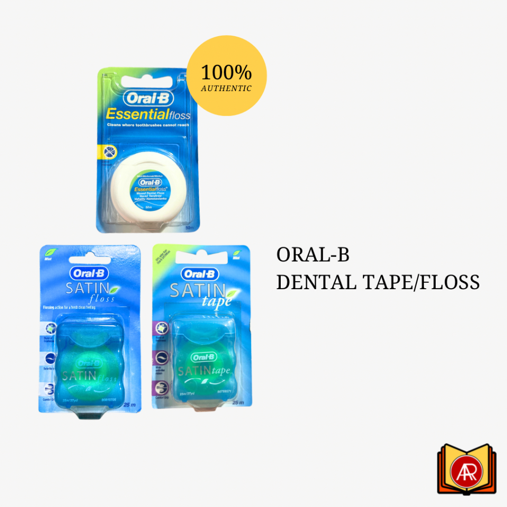 Oral–B Dental Tape/Floss (Satin/Essential) | Shopee Philippines