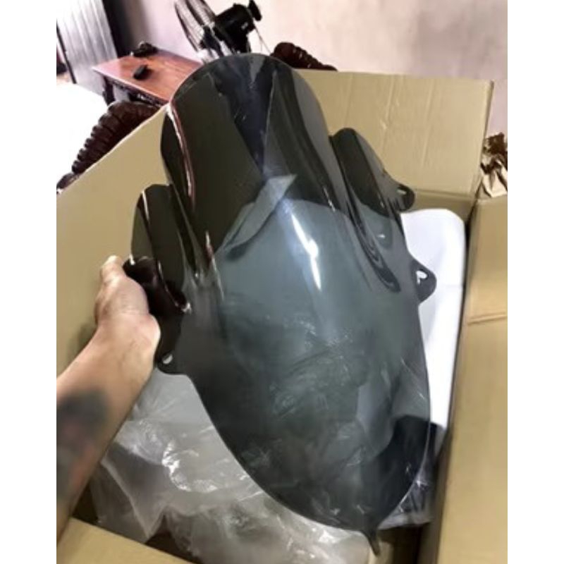 YAMAHA R15 V3 DOUBLE BUBBLE VISOR / Yamaha r15 v3 double bubble visor ...