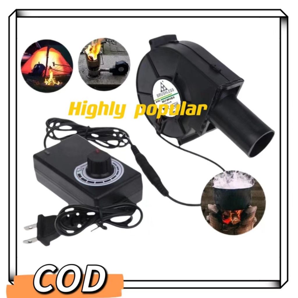 Barbecue heater blower cooking fan portable adjustable speed regulator ...