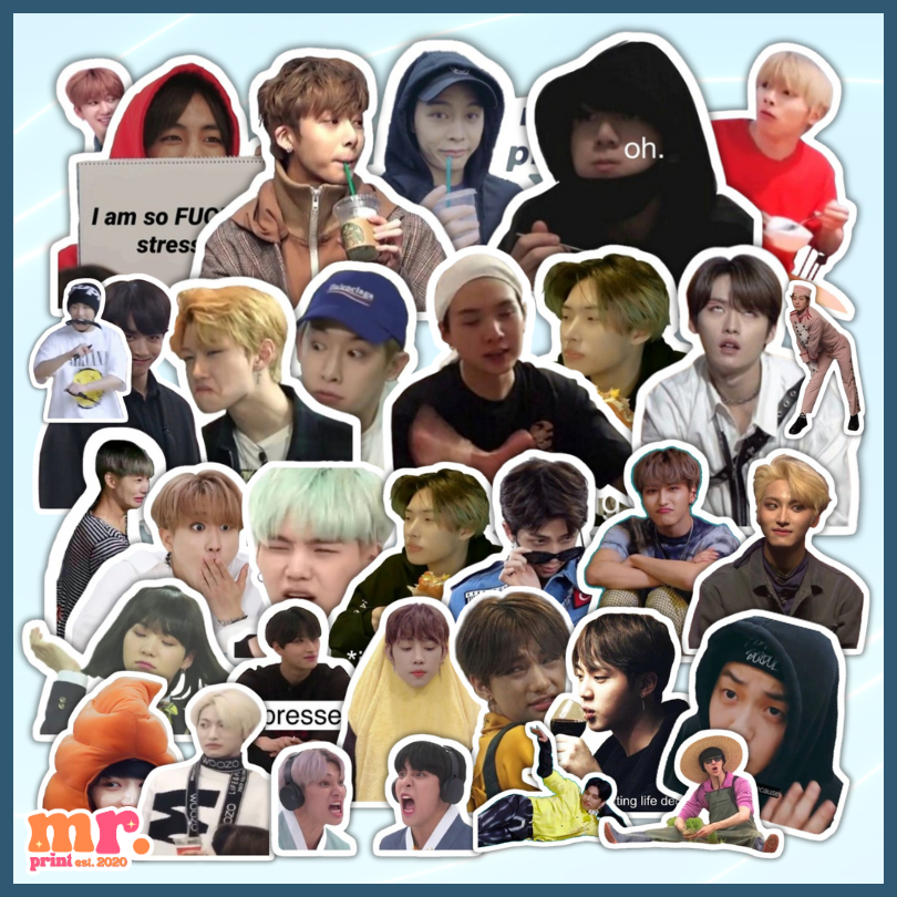 KPOP MEMES VOL 1 STICKERS FUNNY KPOP IDOLS WATERPROOF STICKER | Shopee ...