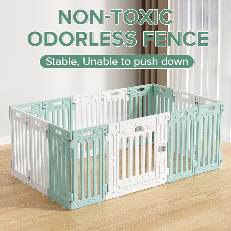 【DIY Plastic Pet Fence】Pet Playpen Fence Dog cage Dog Foldable Fence ...