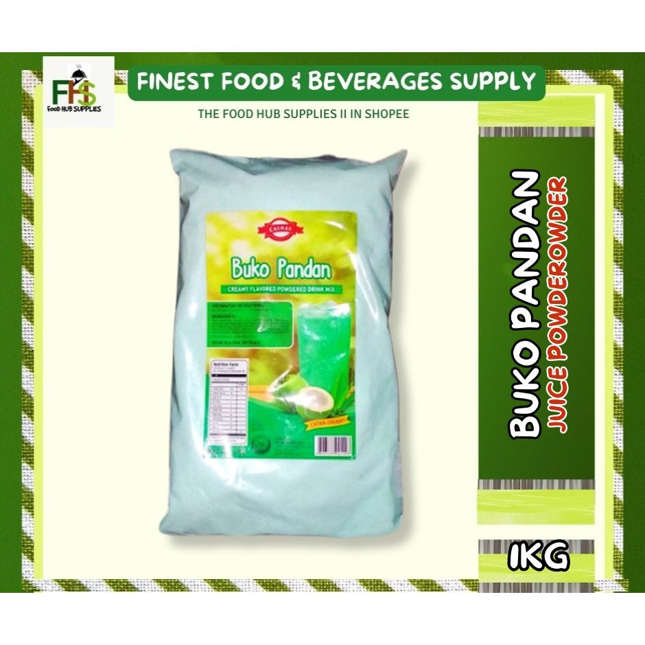BUKO PANDAN JUICE POWDER 1kg | Shopee Philippines