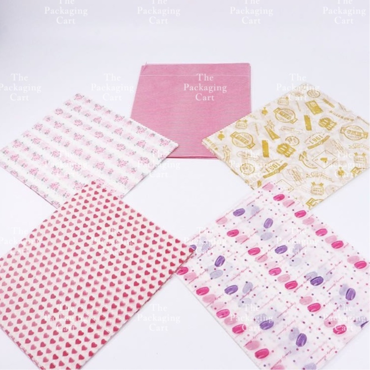 Wax Food Paper Bread Wrapper for Bento Mini Cakes TPC | Shopee Philippines