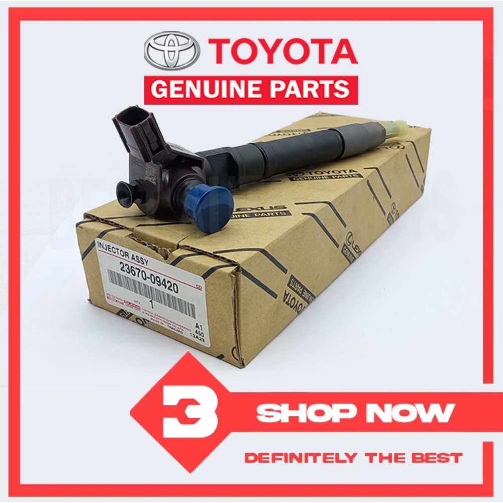Genuine Toyota Injector Assembly for Toyota Innova 2.8 2016-2022 ...