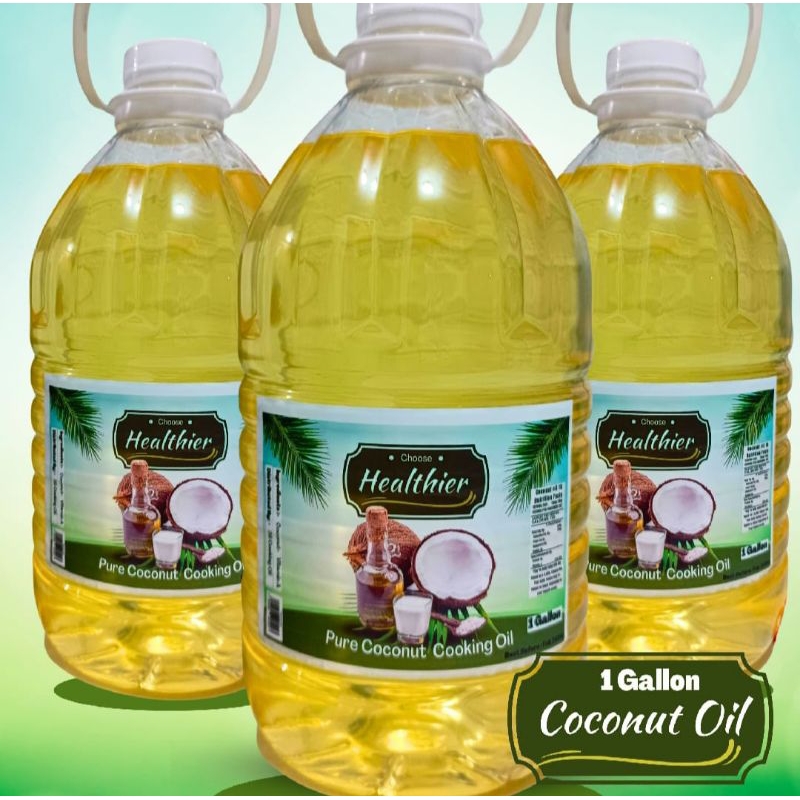 HEALTHIER COCONUT OIL 1 Gallon (Cooking Oil) | Shopee Philippines