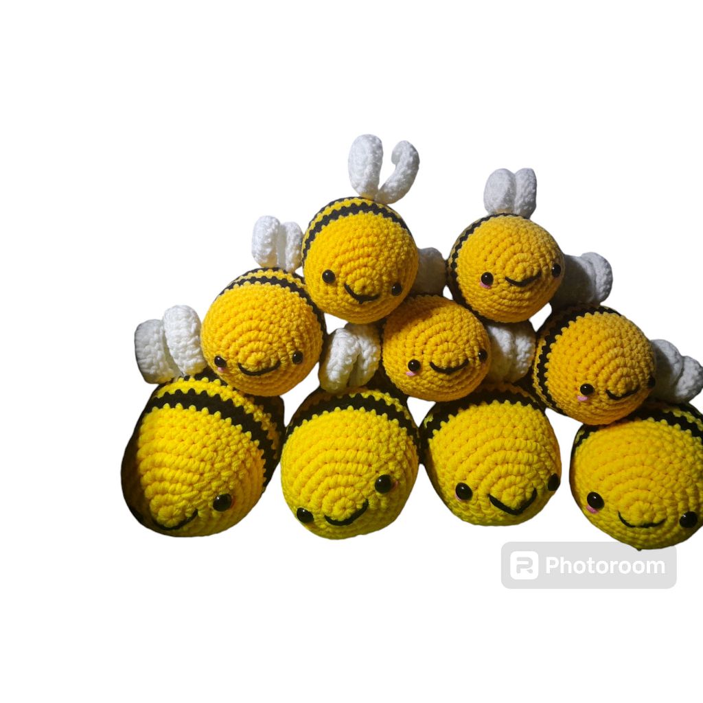 Super Sale Crochet Plush Bee/Miffy Soft Amigurumi Stuff Toy | Shopee ...