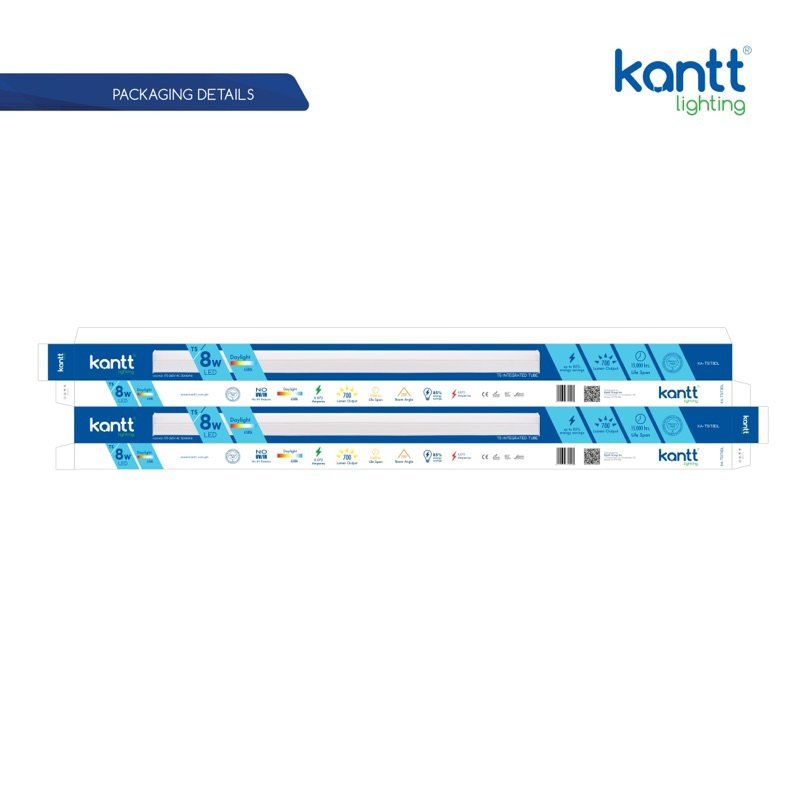 Kantt Lighting T5 Integrated LED Tube - 8W (Daylight / Cool Daylight ...